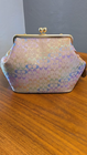 Coach Large Kiss Lock Frame Bag In Crystal Signature Jacquard Rainbow ...
