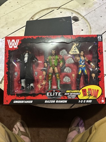 Undertaker, Razor Ramon & 1-2-3 Kid Elite Collection Raw 30th ...