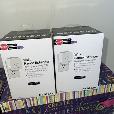 Netgear EX3110 AC750 WiFi Wall Plug Range Extender and Signal Booster ...