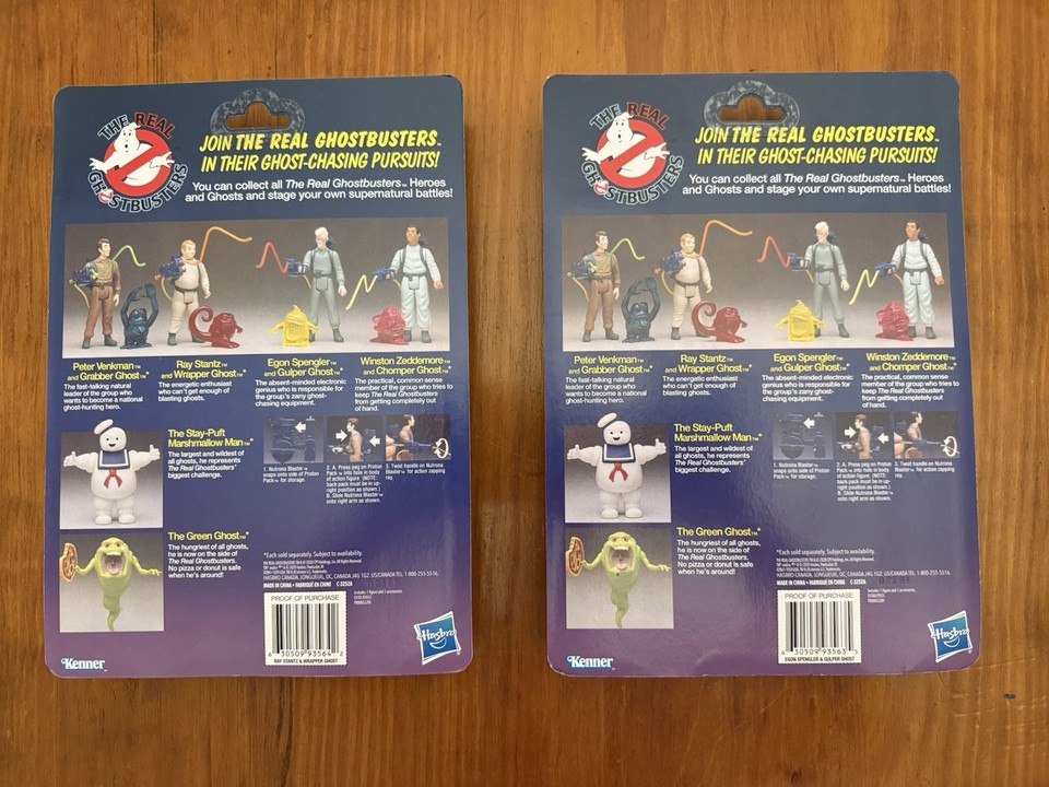 The Real Ghostbusters 2020 Kenner Ray Stantz and Egon Spengler | eBay