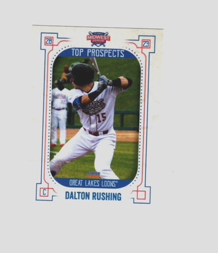 Dalton Rushing 2023 Midwest League Top Prospect baseball card Great ...