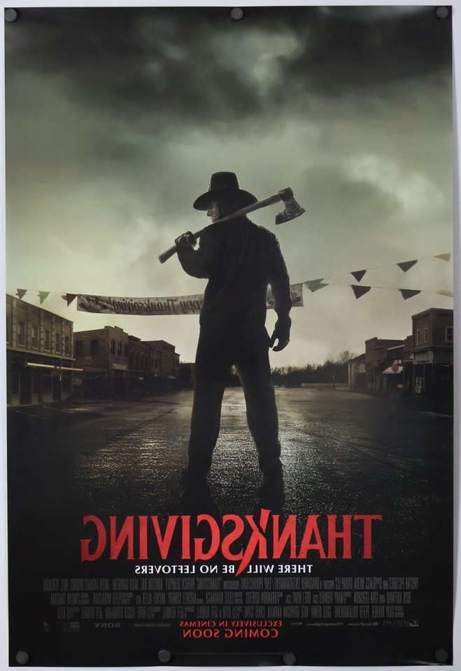 Thanksgiving - original DS movie poster 27x40 D/S INTL FINAL - Horror ...