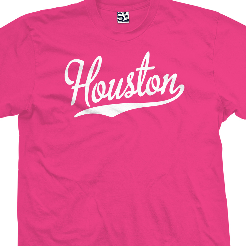Houston Script Tail Shirt | All Star Sports Team Jersey Tee Unisex | eBay