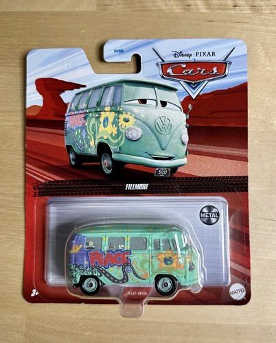 Disney Pixar CARS Fillmore Volkswagon VW Mini-Bus Die-Cast Metal New | eBay