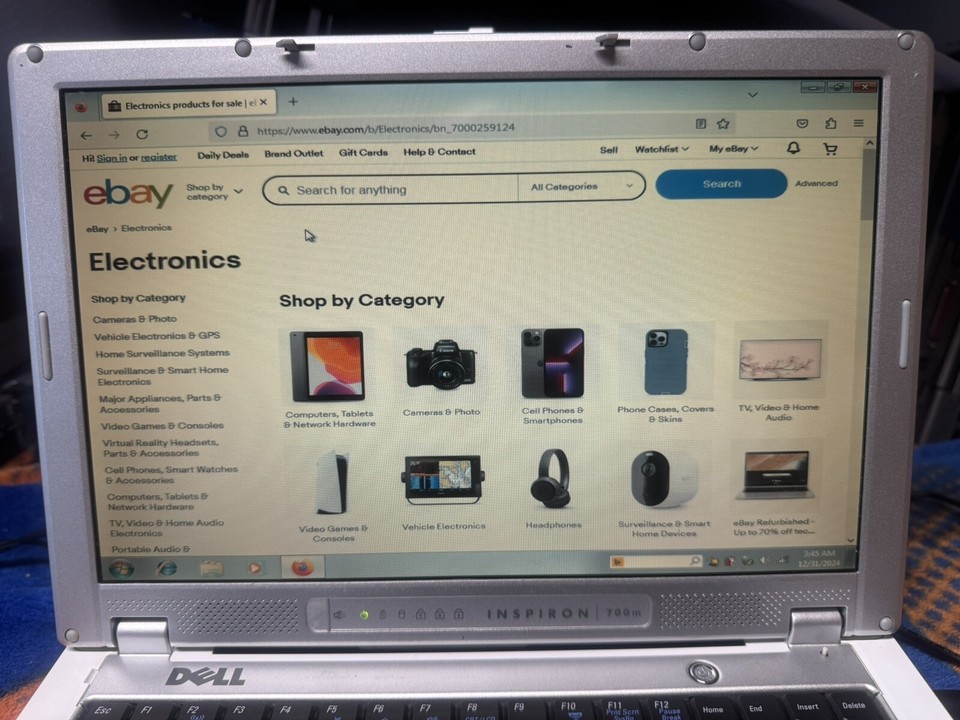 Dell Inspiron 700m, 12.1 TFT, Win7pro, 80GB,, 2GB, DVD-RW, Wifi. #002 ...