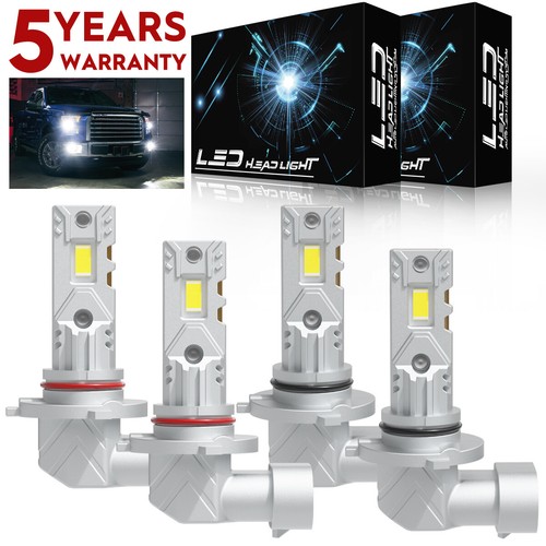 For Chevy S10 Cab Pickup 2.2l 4.3l 1994-2004 Led Headlight Bulbs 9005 ...