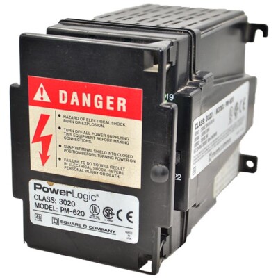 3020-PM-620 Square D 240VAC Power Meter Powerlogic --SA | eBay