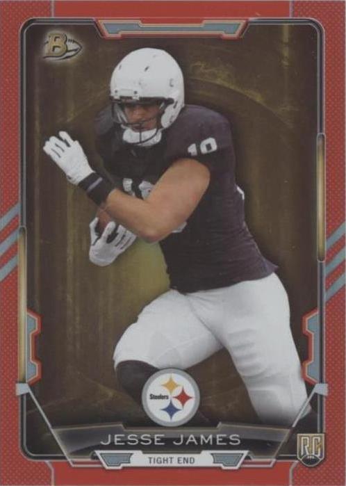 2015 Bowman - Rookies Jesse James #94 Red Rainbow Foil /199 (RC) for ...