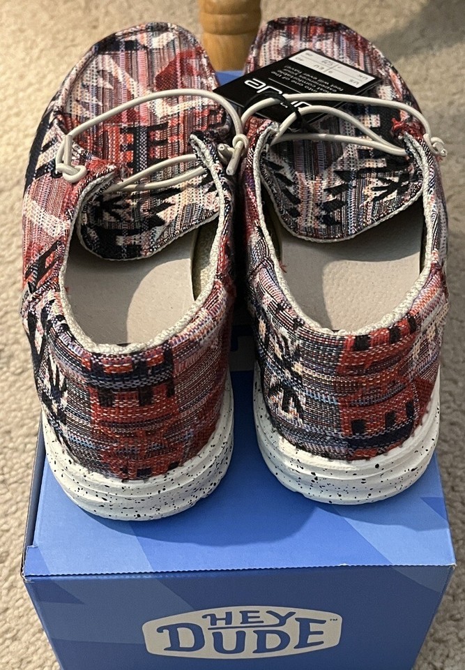 Hey Dude Wendy Funk Multi Aztec Womens Size 9 | eBay