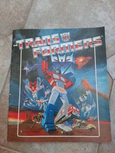 Transformers 1986 Panini Sticker Album - very few Stickers, excellent ...