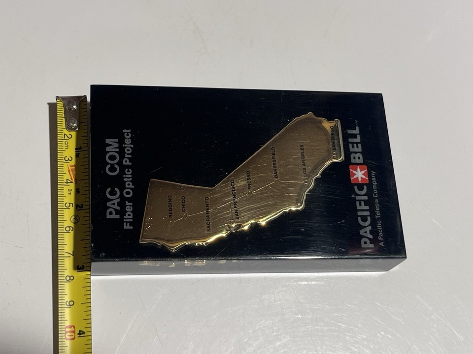 Vintage Pacific Bell "PAC COM Fiber Optic Project" promotional item ...
