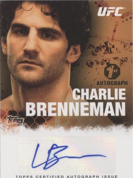 2010 Topps UFC Series 4 - Fighter Autographs #FA-CB Charlie Brenneman ...