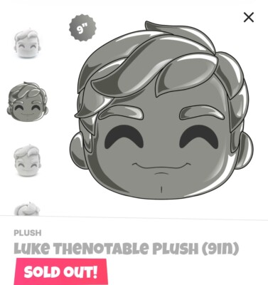 Youtooz * Luke The Notable * 9" Plush * New * Sold Out * In Hand | eBay