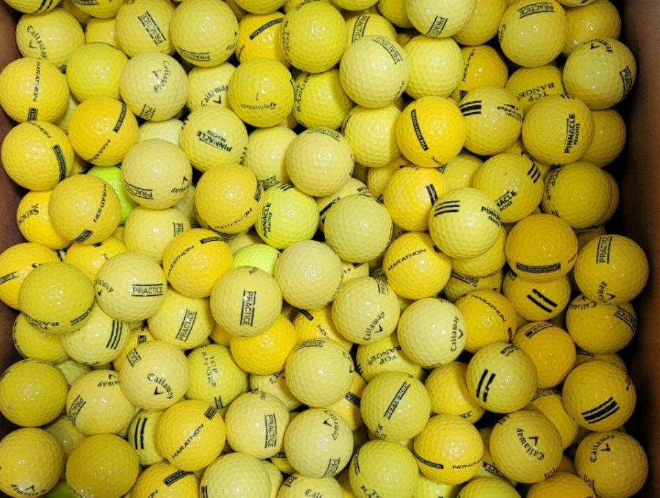 600 A Grade Used YELLOW Practice Balls.....including Free Shipping on ...