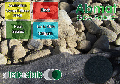 Geo textile/Geo-Fabric/Bidum landscaping drainage fabric 1M x 15M Dark ...