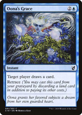 Magic MTG Oona's Grace [Commander 2019] | eBay