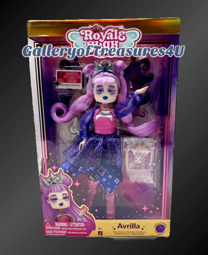 Royale High Avrilla Dark Fairy 9" Doll Exclusive Wing Code Roblox | eBay