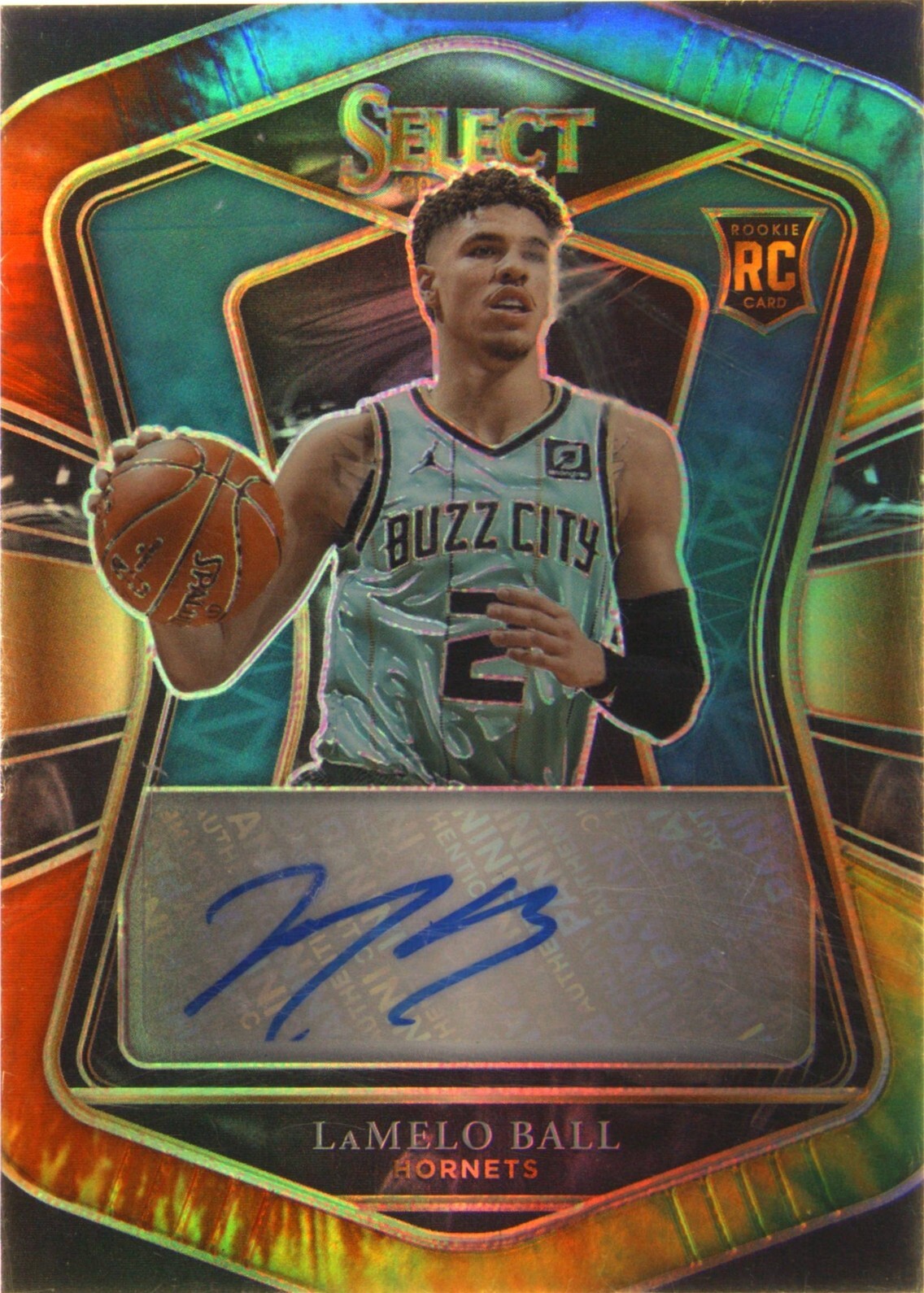 2020-21 Panini Select - Rookie Signatures LaMelo Ball #RS-BAL Tie-Dye ...