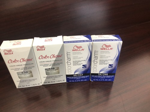 Wella Color Charm Permament Liquid Color 4A, 5A, 336 X2. 42mL (Pack Of ...