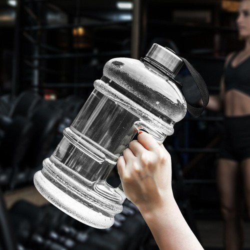 2L Portable PETG Large Capacity Water Bottle Training Sport Workout ...