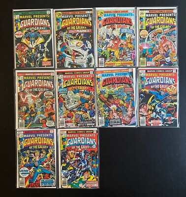 Marvel Presents #3, 4, 5, 6, 7, 8, 9, 10, 11, & 12 -1975 Guardians of ...