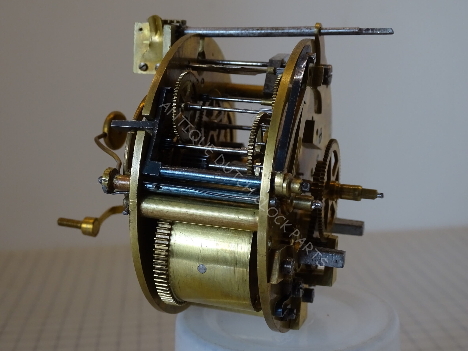 ANTIQUE FRENCH MARKED CLOCKWORK FOR MANTEL CLOCK PENDULUM LENGTH 12 CM ...