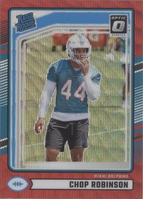 2024 Panini Donruss - Rated Rookie Chop Robinson #351 Optic Preview Red ...
