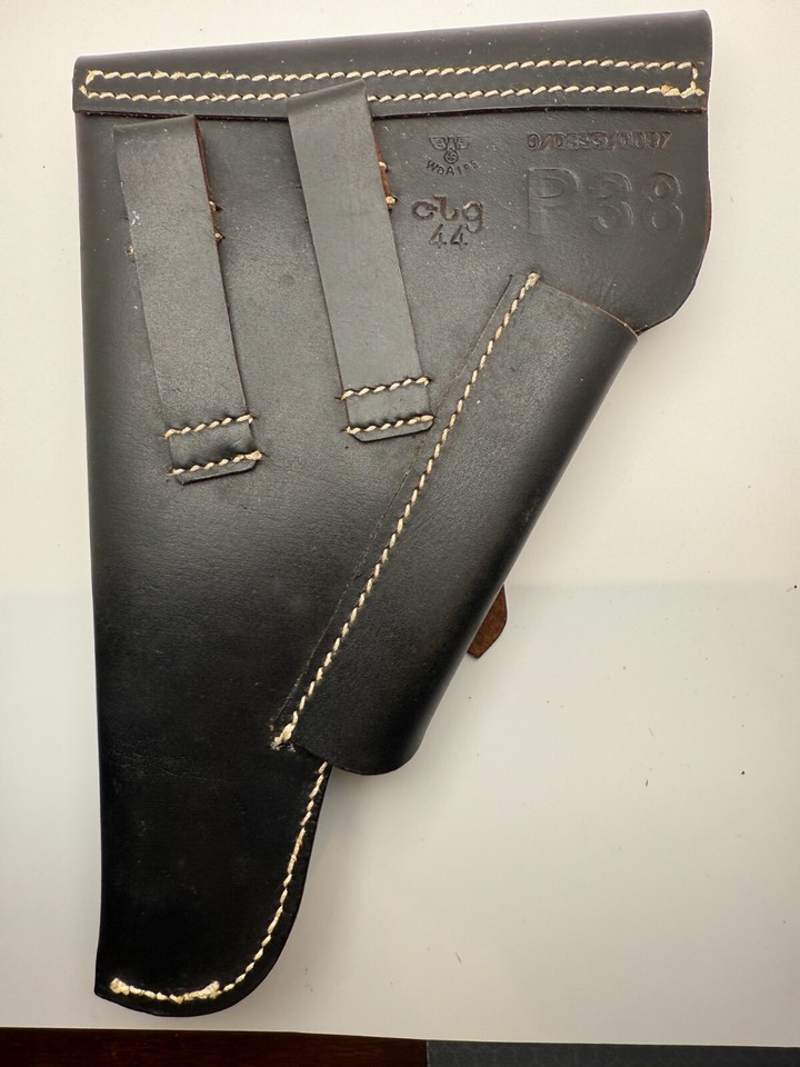 MINT 1944 Soft shell Holster German Mauser Walther CLG P38 WWII ...