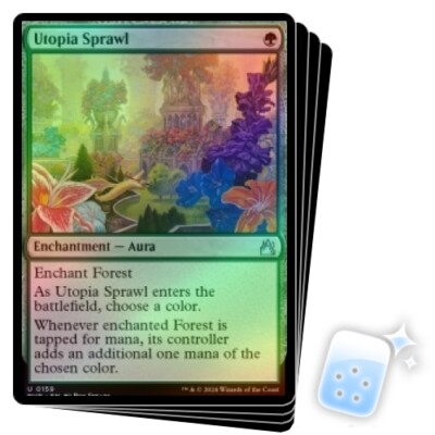 FOIL UTOPIA SPRAWL X4 Ravnica Remastered Magic MTG MINT CARD | eBay