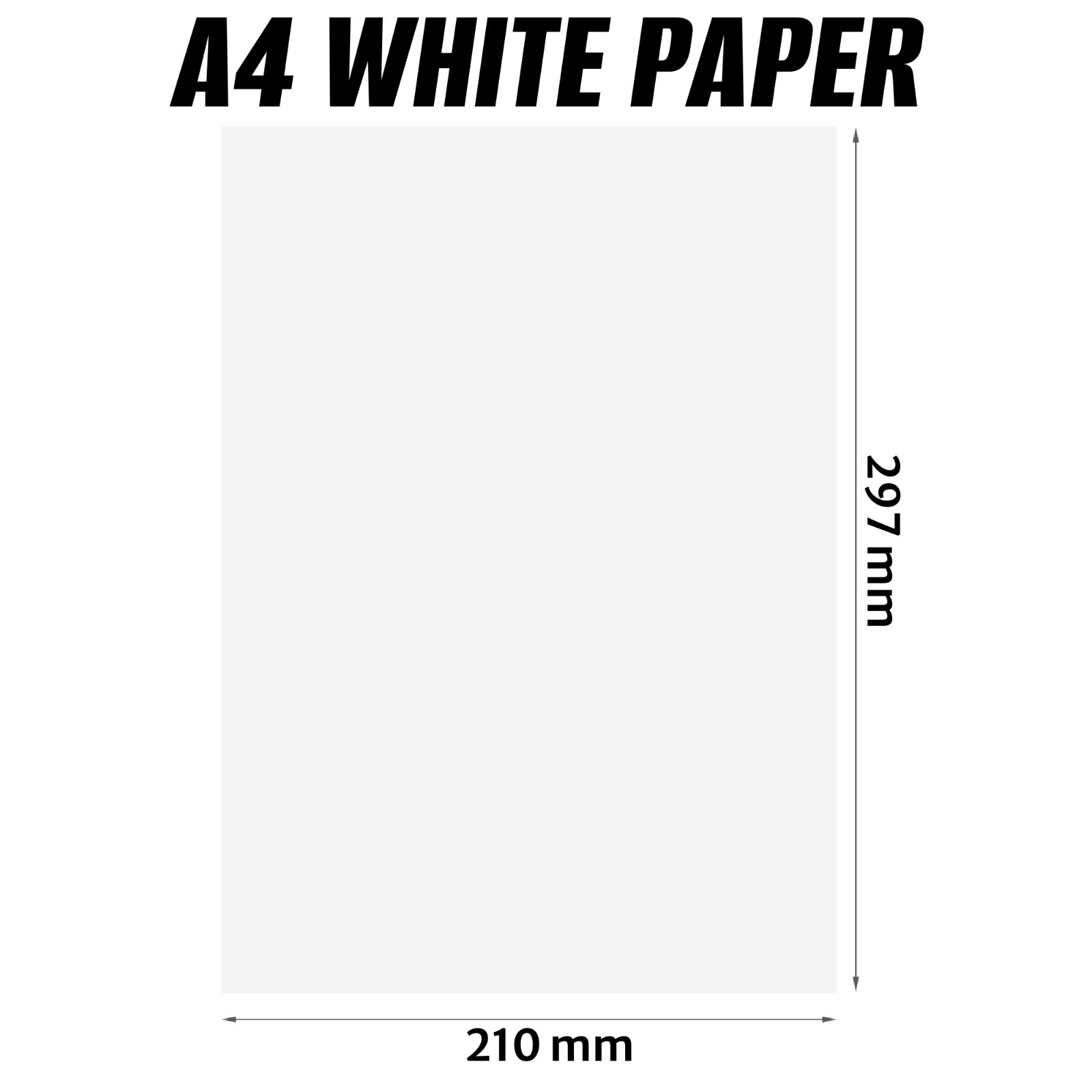 White Office Paper Reams A4 Paper Reams WHITE PAPER PRINTER COPIER ...