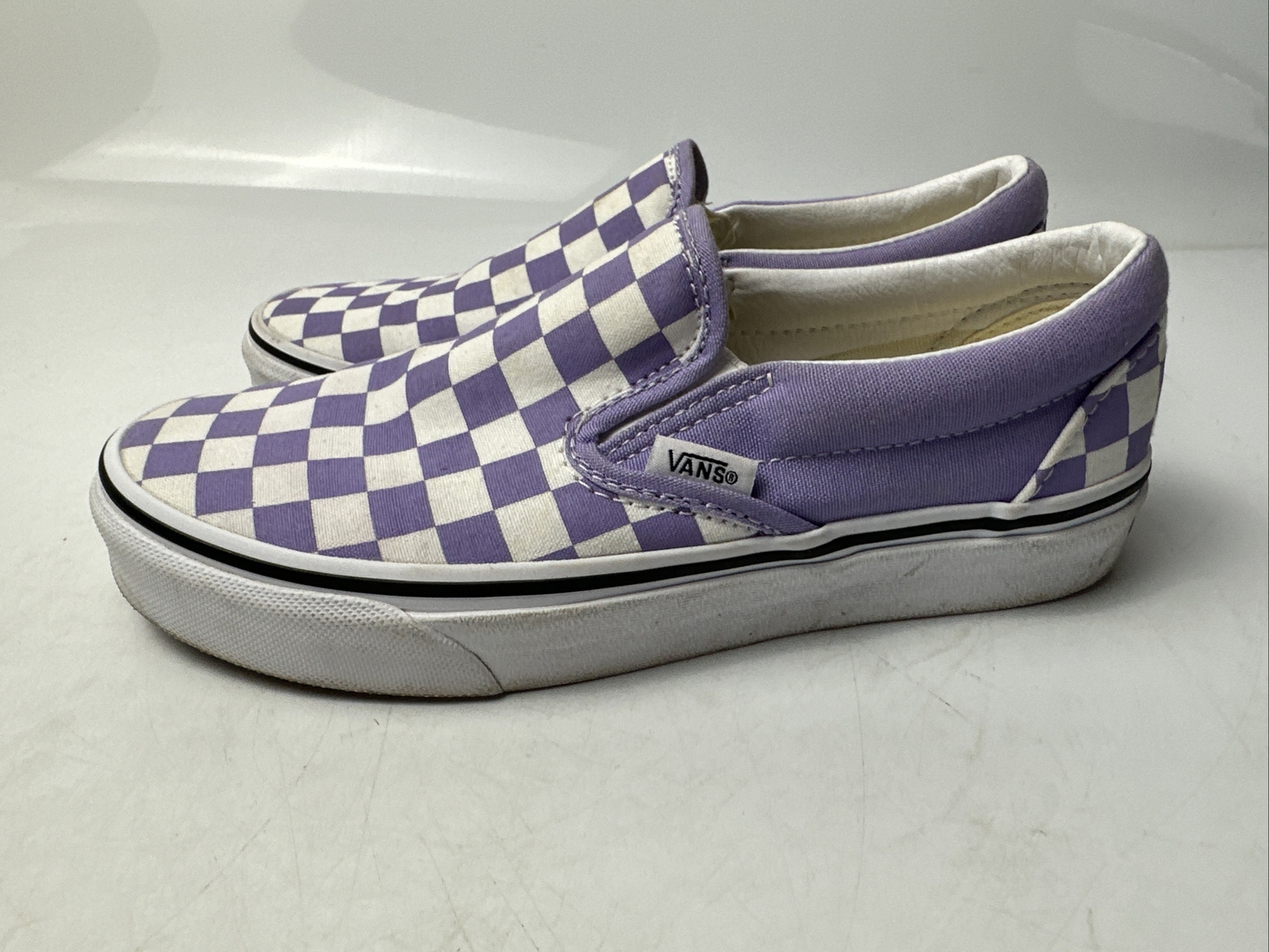 VANS Classic Slip On Checkerboard Lavender Purple Lil… - Gem