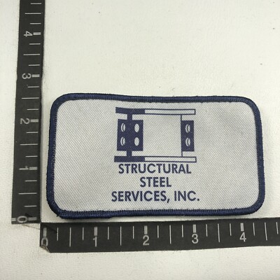 Used / Recycled STRUCTURAL STEEL SERVICES INC. Advertising Patch 09T5 ...