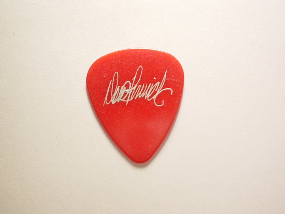 KINGS X Logo & Doug Pinnick Signature 1991 Red GUITAR PICK | eBay