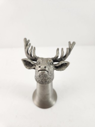 Jagermeister Stag Buck Head Shot Glass Shooter Pewter Stainless Metal ...