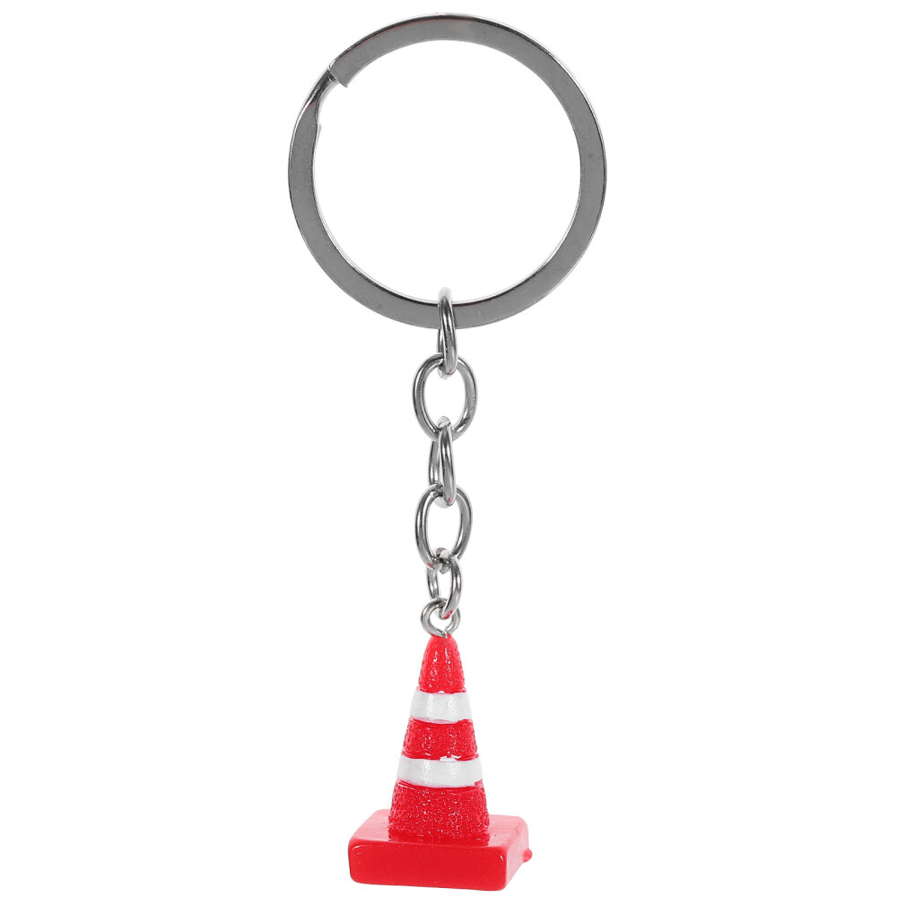 Key Pendant Holders Mini Traffic Police Cone Keychain Road Man | eBay