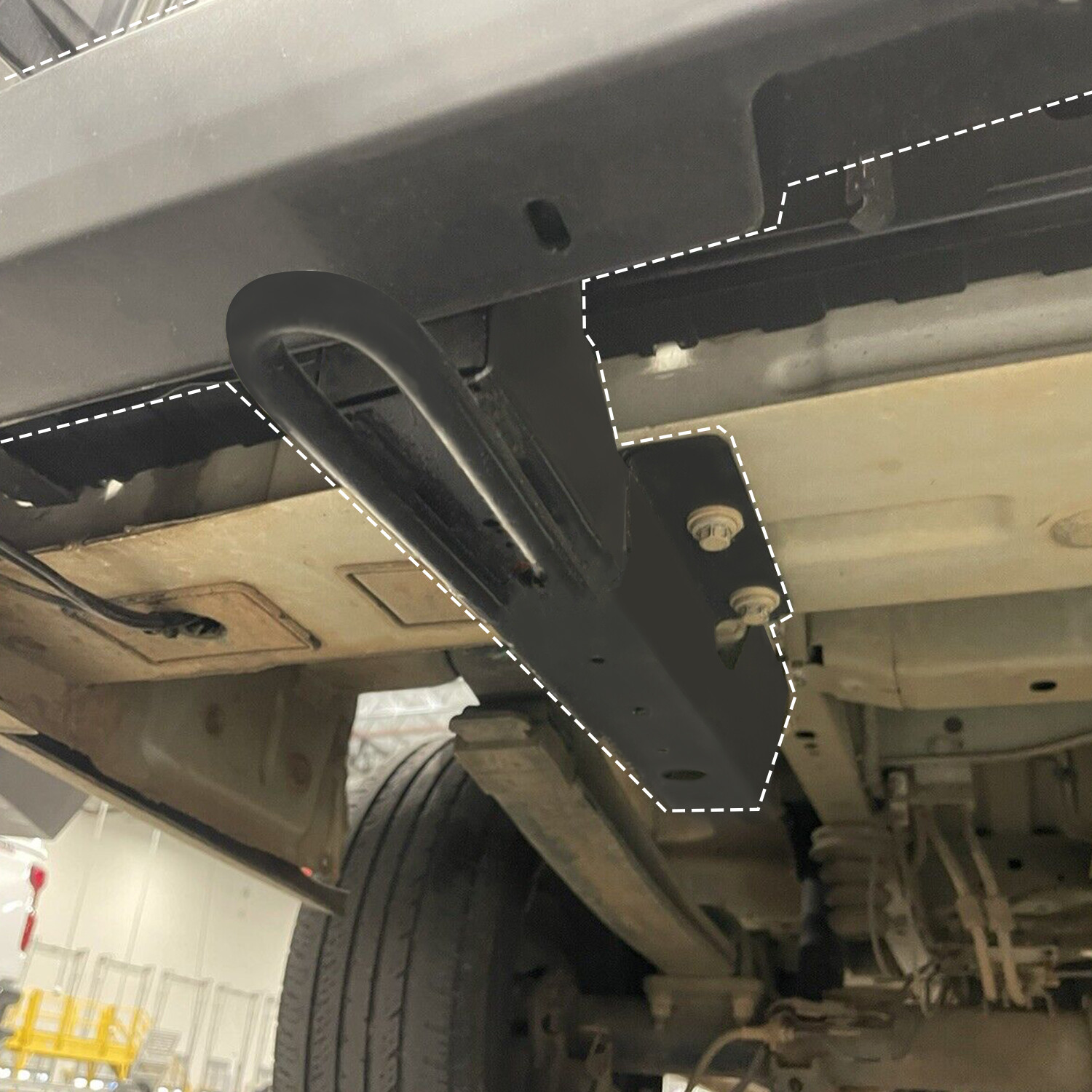 For 2015-22 Ford Transit 150 250 350 Rear Bumper Reinforcement Bar ...