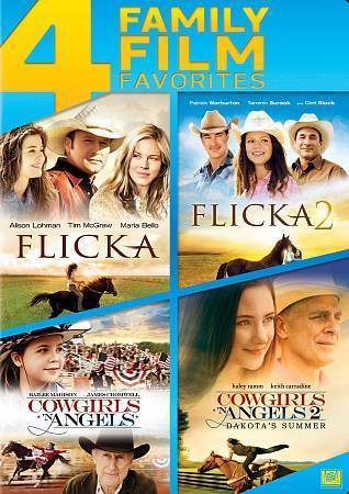 Flicka/Flicka 2/Cowgirls n Angels/Cowgirls n Angels 2 (DVD, 2014, 4 ...