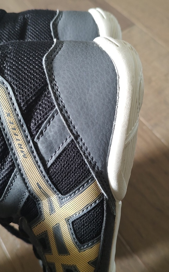 ASICS Matflex Wrestling Shoes Black Grey Gold White M… - Gem