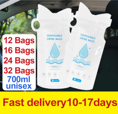 BULK Disposable Urine Vomit Portable Car Emergency Unisex Pee Bag ...