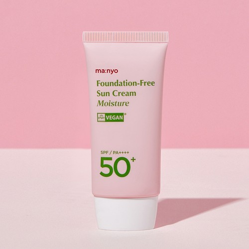 MA:NYO Foundation-Free Sun Cream Moisture 1.69oz/ 50ml Vegan K-Beauty ...