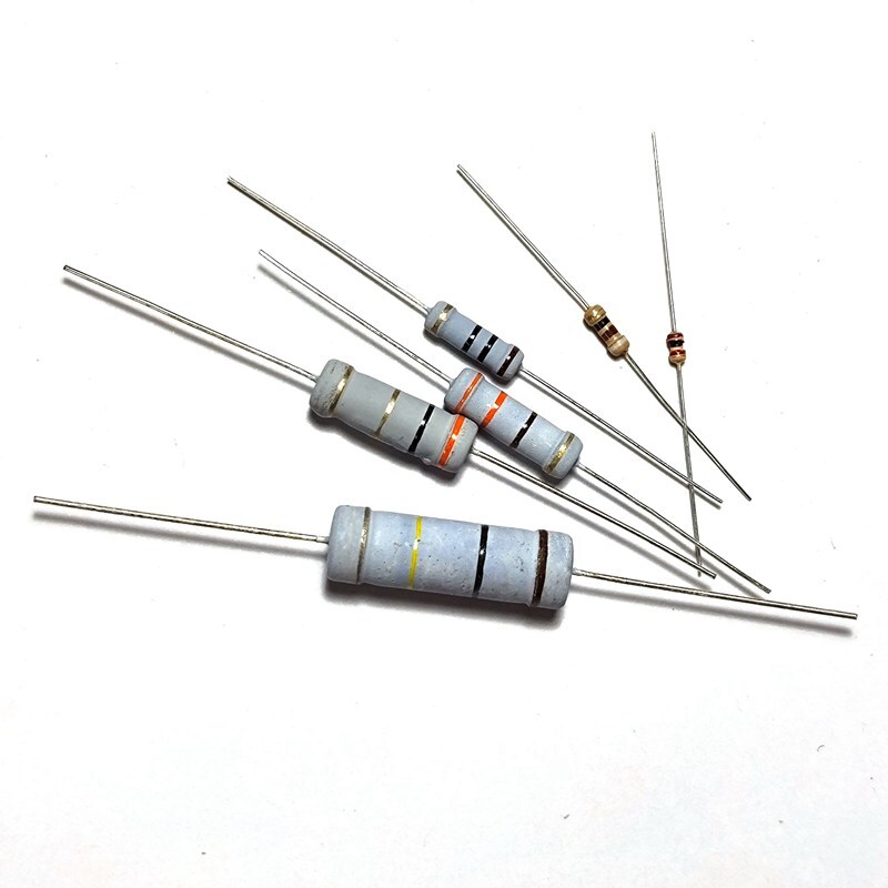20pcs 120 Ohm Ω 120R 120E 1 Watts 1W 5% Metal Oxide Film Resistors ...