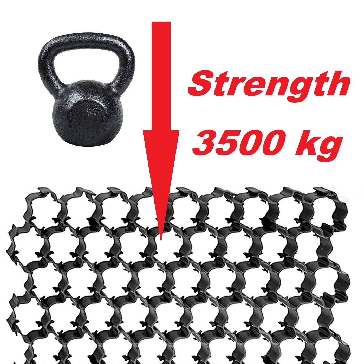 Lawn Parking GRATE / Grass GUARD Grid Drive Parking Plastic Paving ...