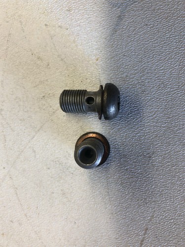 2 Pair 2007 OEM BMW R1200 RT R1200RT brake line screw bike motorcycle ...