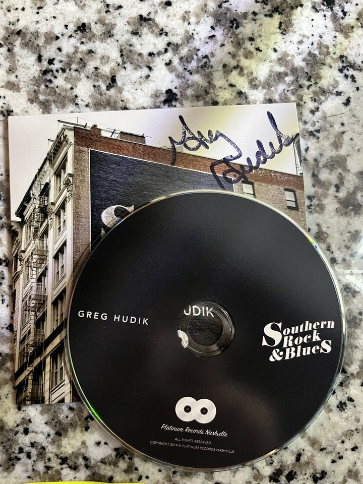 Autographed Greg Hudik CD “SOUTHERN ROCK & BLUES 885767710320 | eBay