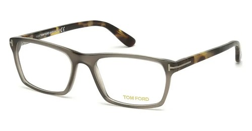TOM FORD TF 5295 020 Matte Grey & Tortoise Glasses Frames Eyeglasses 56 ...