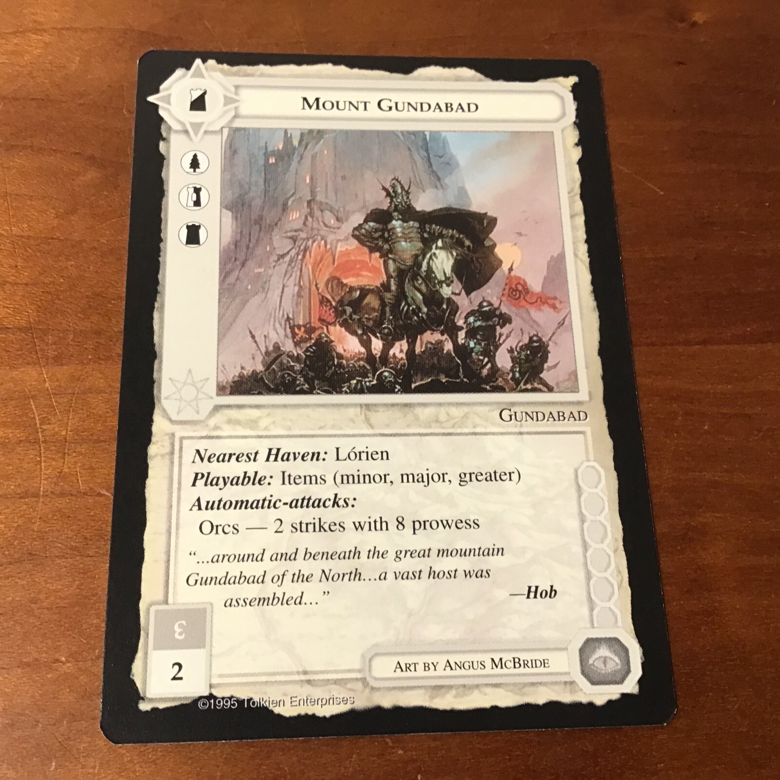 Mount Gundabad - The Wizards Middle Earth CCG - MECCG Limited | eBay