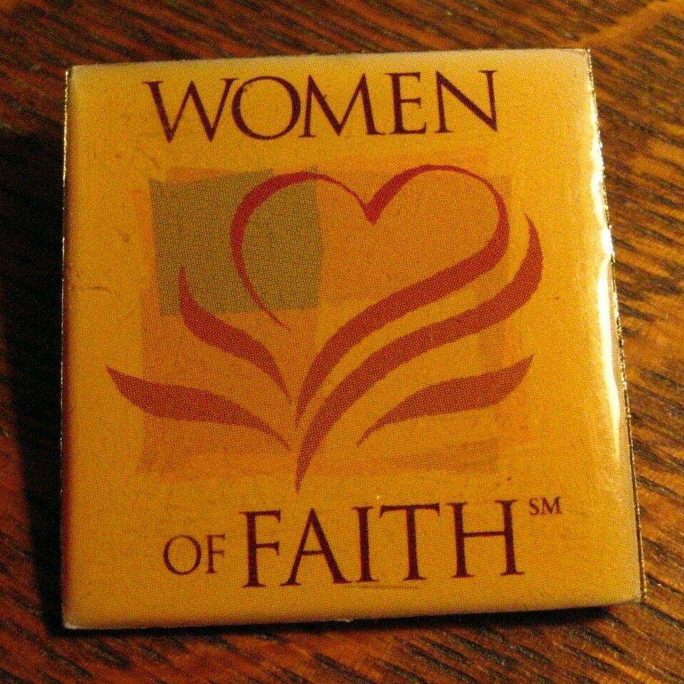Women Of Faith Lapel Pin - Vintage Christianity Church Religious Group ...