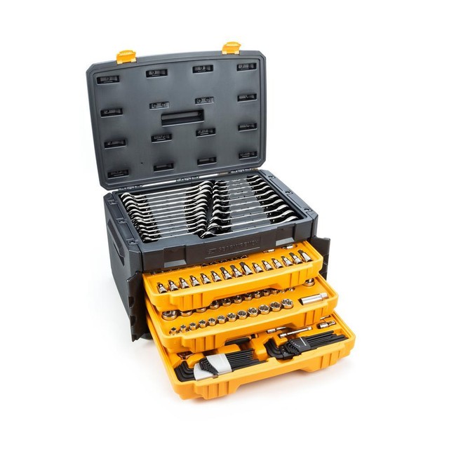 GearWrench 80949 232 Pieces Mechanics Tool Set in 3 Drawer Storage Box ...