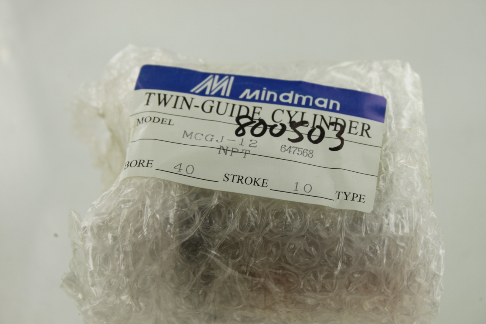 MINDMAN MCGJ-12 TWIN-GUIDE 40 BORE 10 TYPE CYLINDER NEW | eBay