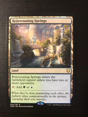MTG Rejuvenating Springs Commander Legends Simic Dual Land NM | eBay
